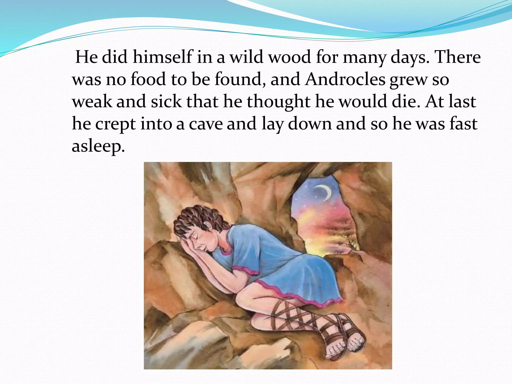 Androcles and the lion | PPTX