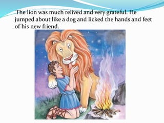 Androcles and the lion | PPTX