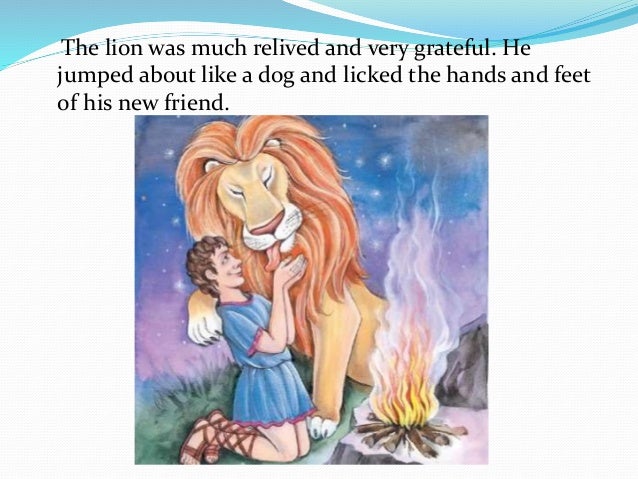 Androcles and the lion