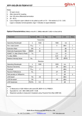 xfp-10g-zr-1550nm-80km-transceiver-module-141157.pdf | Computer ...