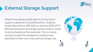 Differentiating XfilesPro from Other File Management Solutions for ...