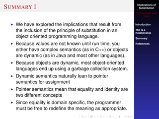 Implications of Substitution | PDF | Programming Languages | Computing
