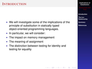 Implications of Substitution | PDF | Programming Languages | Computing