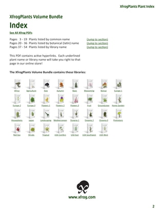 Xfrogplants complete-index | PDF