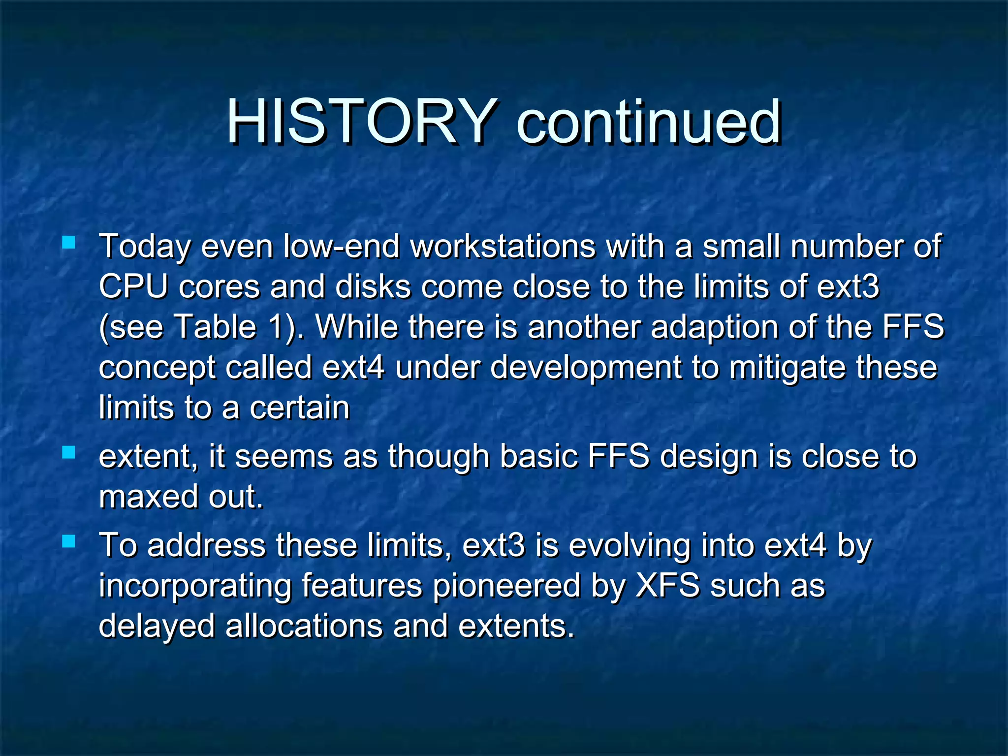 Xfs file system for linux | PPT