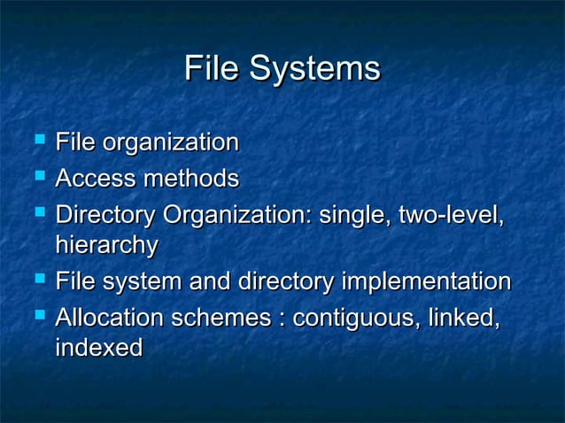 Xfs file system for linux | PPT
