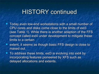 Xfs file system for linux | PPT