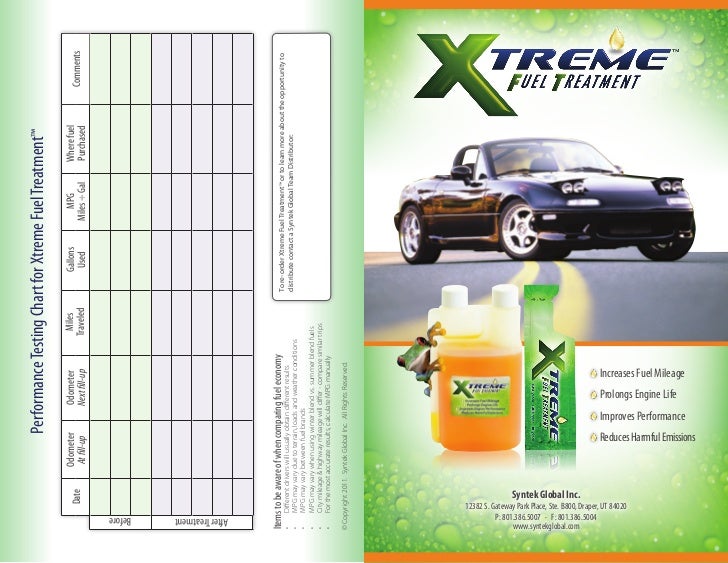 Xtreme Fuel Treatment Product Brochure