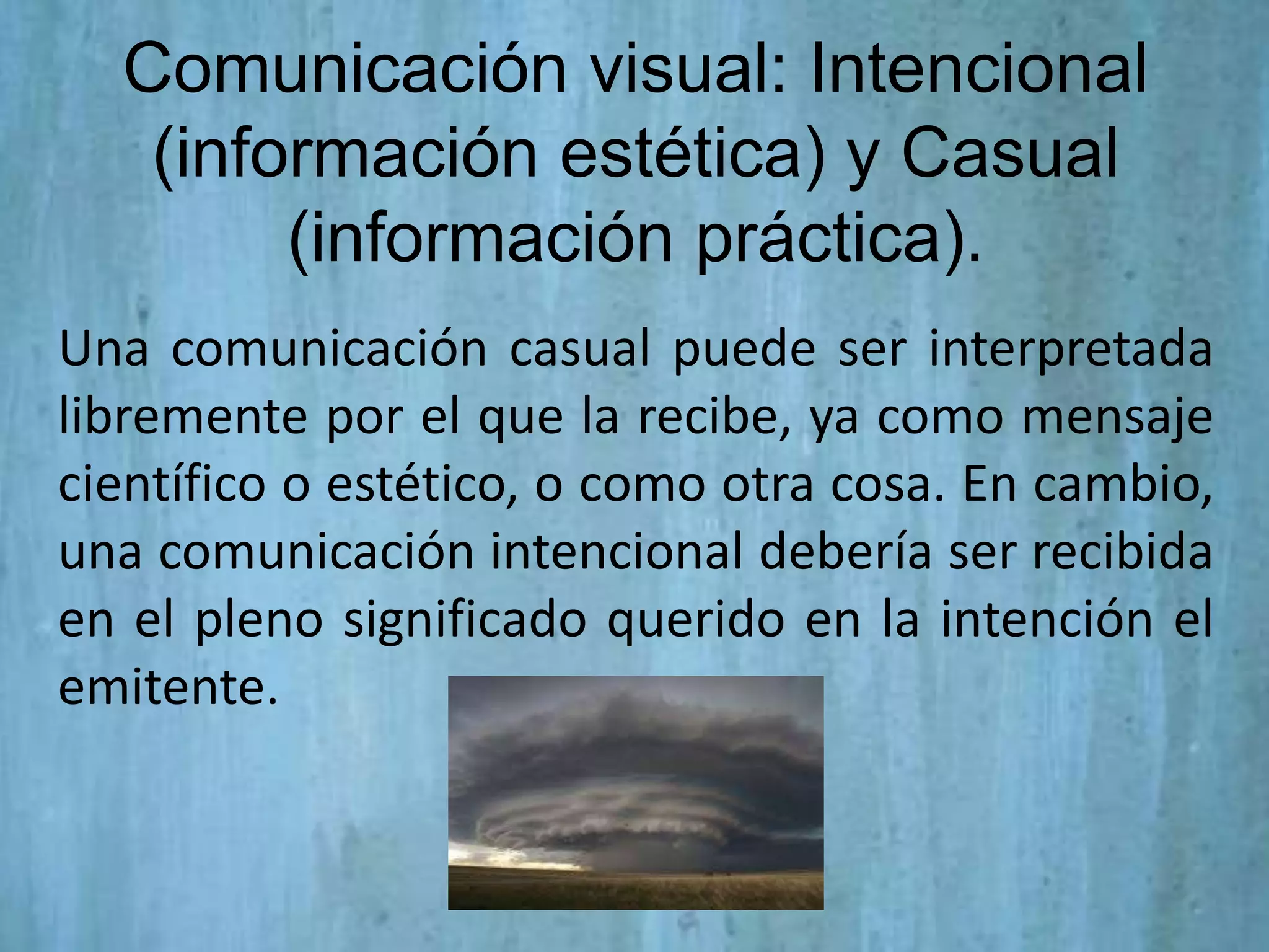 Comunicacion visual y mensaje visual. | PPTX