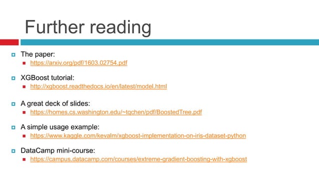 Xgboost: A Scalable Tree Boosting System - Explained | PPTX | Databases | Computer Software and ...