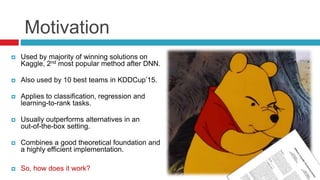 Xgboost: A Scalable Tree Boosting System - Explained | PPTX