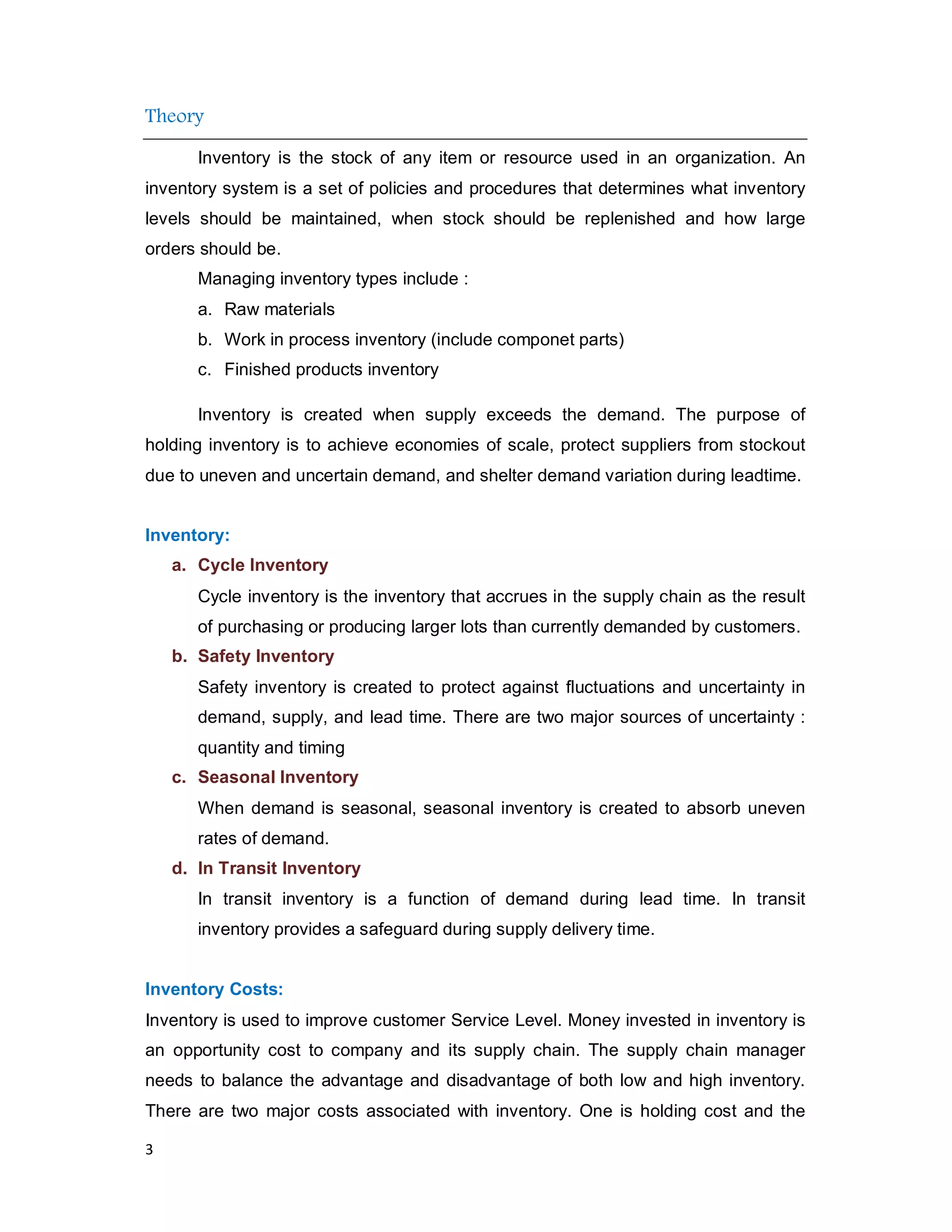 Managing inventory at alko inc | PDF