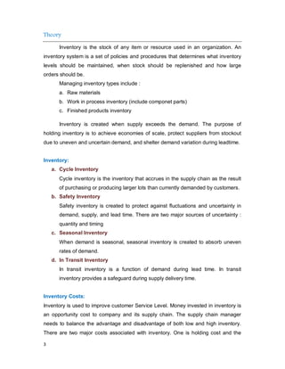 Managing inventory at alko inc | PDF