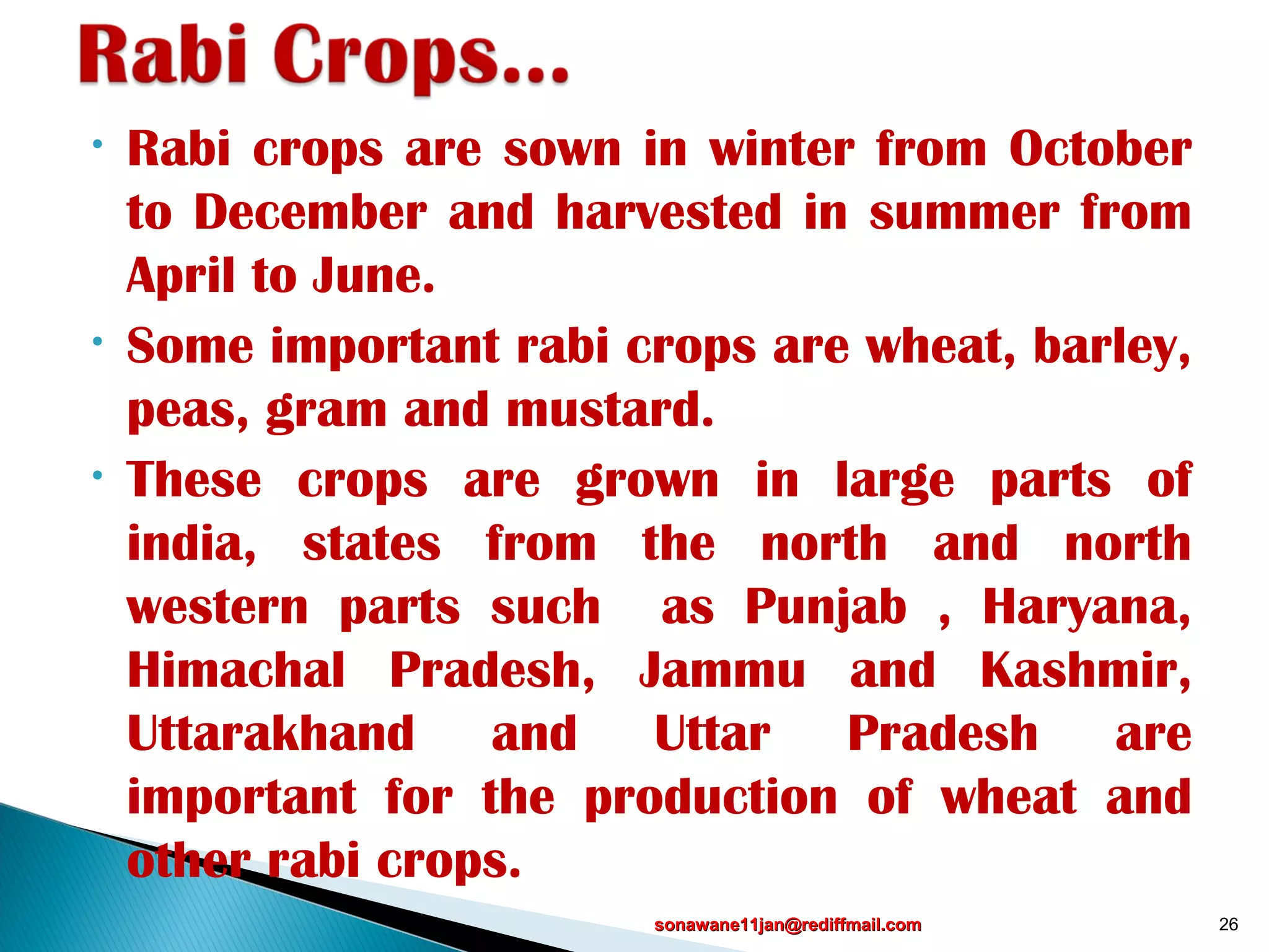 Geography - Agriculture | PPT