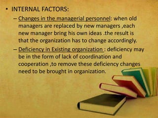 Organizational change | PPTX