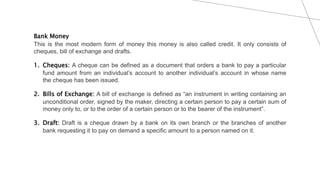 Forms of Money | PPTX