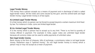 Forms of Money | PPTX