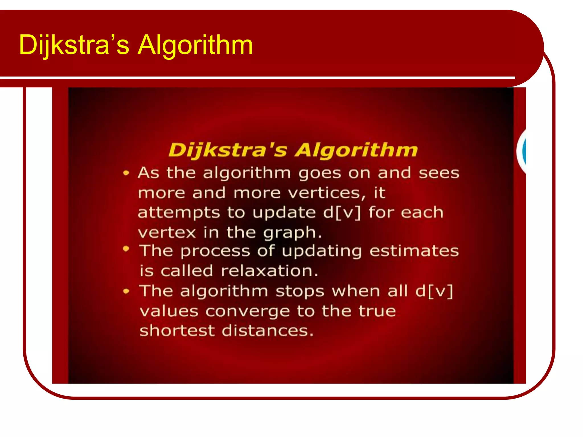 Dijekstra algorithm | PPTX