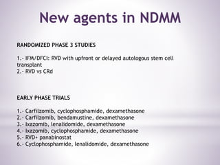 Newly Diagnosed Myeloma | PPTX