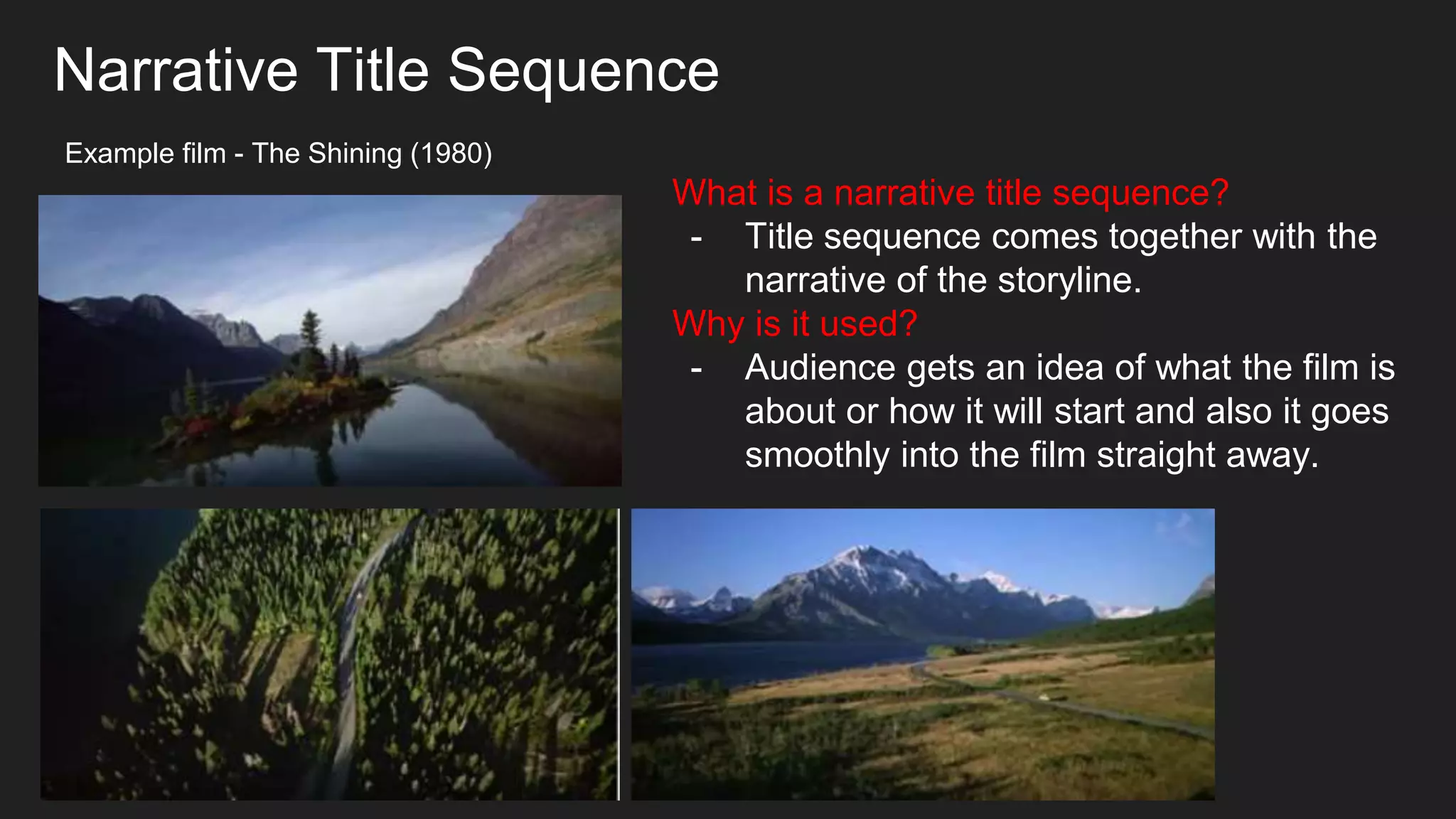 Types of title sequences | PPT