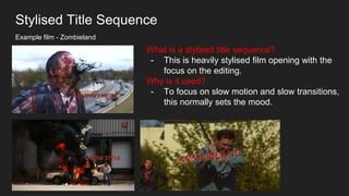 Types of title sequences | PPT