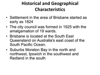 Challenges towards Sustainable Development of Brisbane | PPTX