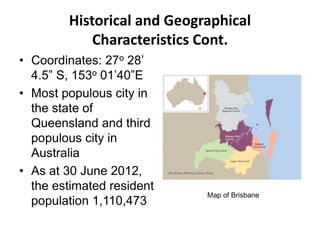 Challenges towards Sustainable Development of Brisbane | PPTX