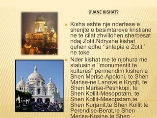 Xhamite dhe kishat | PPTX