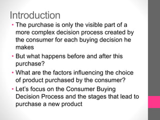 Consumer Decision Making Process | PPTX
