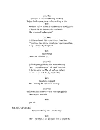 Final Script Draft | PDF