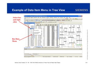 Psse introduction module for power flow study, database preparation and ...