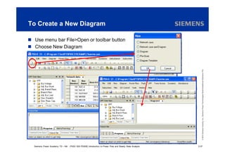 Psse introduction module for power flow study, database preparation and ...