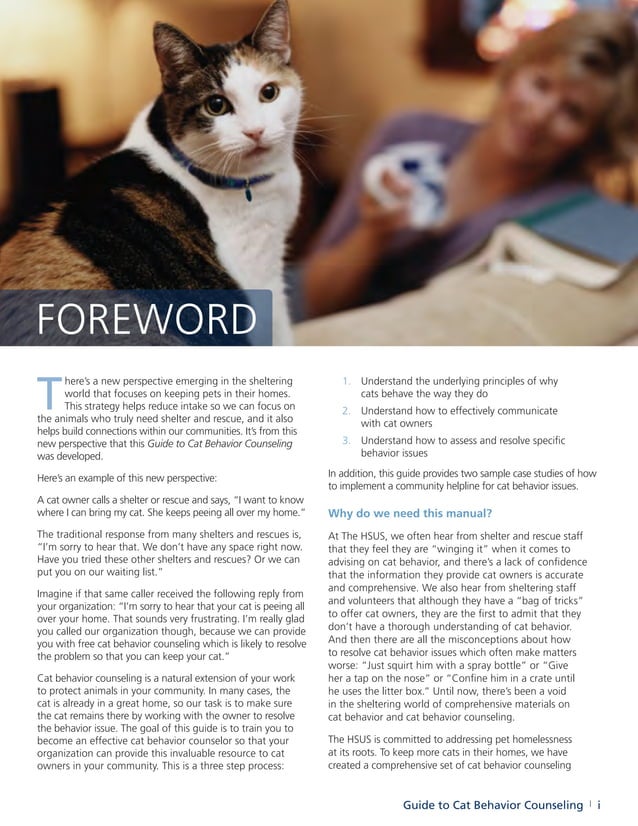 Guide to-cat-behavior-counseling | PDF