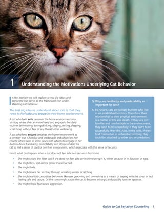 Guide to-cat-behavior-counseling | PDF