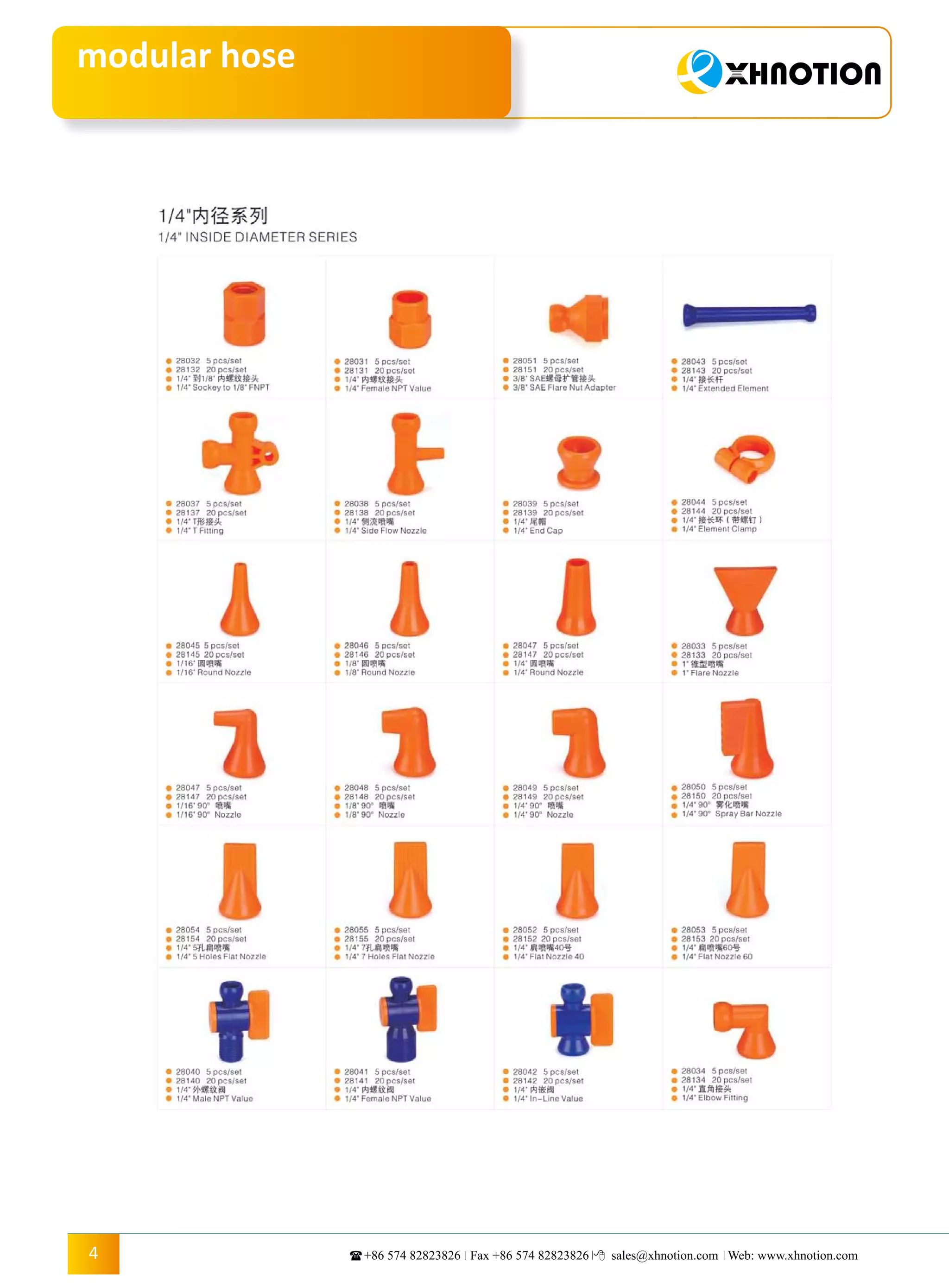 Xhnotion catalogue modular tubes | PDF