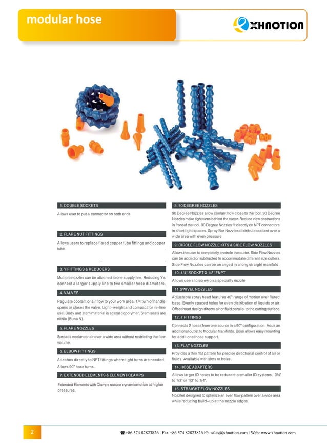 Xhnotion catalogue modular tubes | PDF