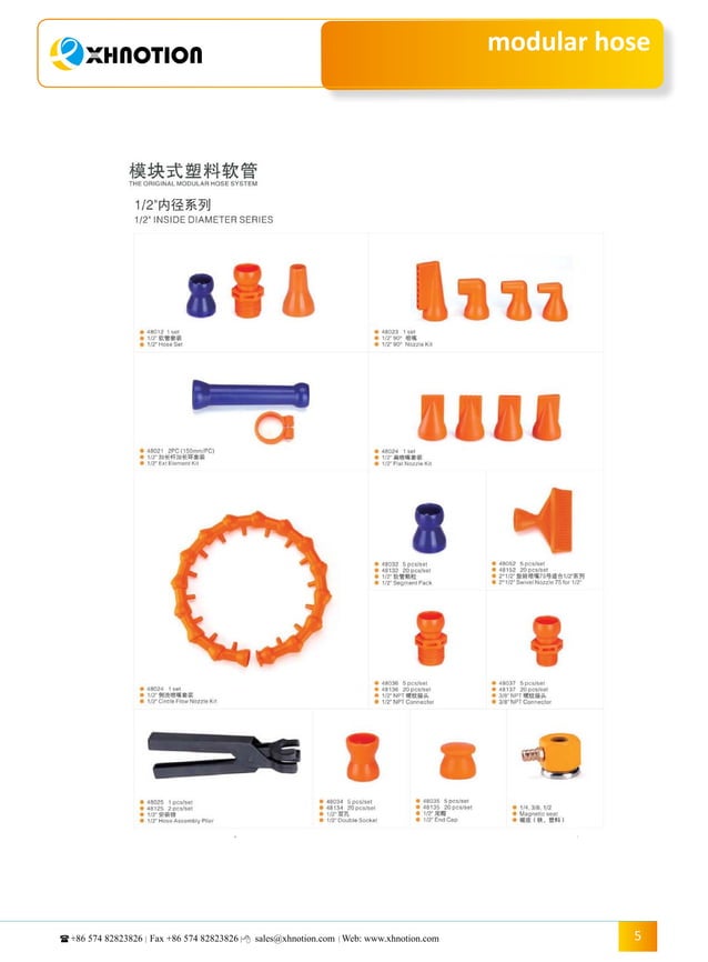 Xhnotion catalogue modular tubes | PDF