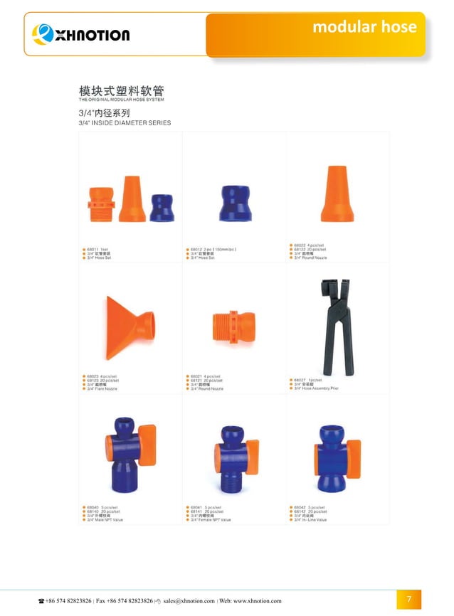 Xhnotion catalogue modular tubes | PDF
