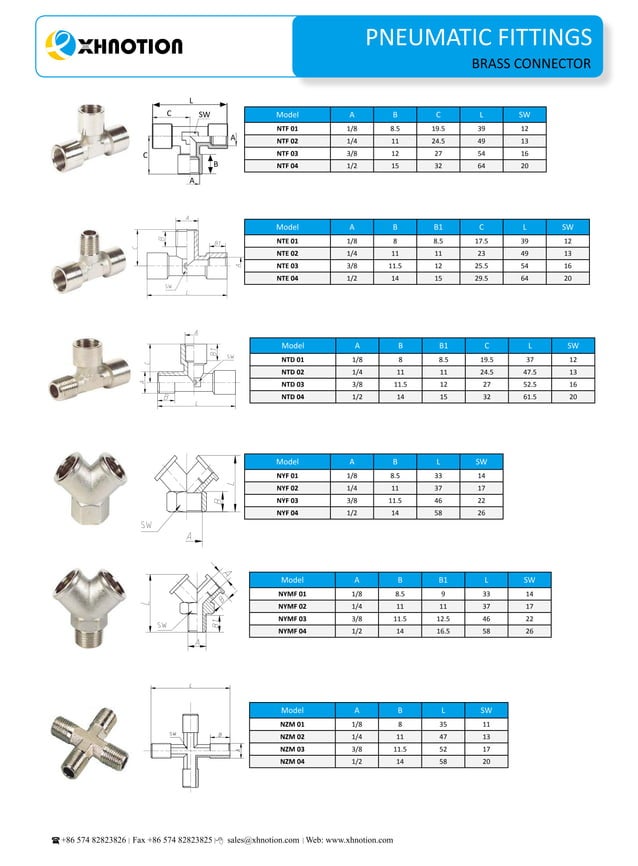 pneumatic fittings catalogue 2017-2 | PDF | Auto Parts | Automotive