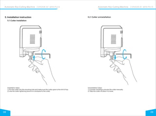 Xhorse Condor Mini Plus Key Cutting Machine User Manual | PPT