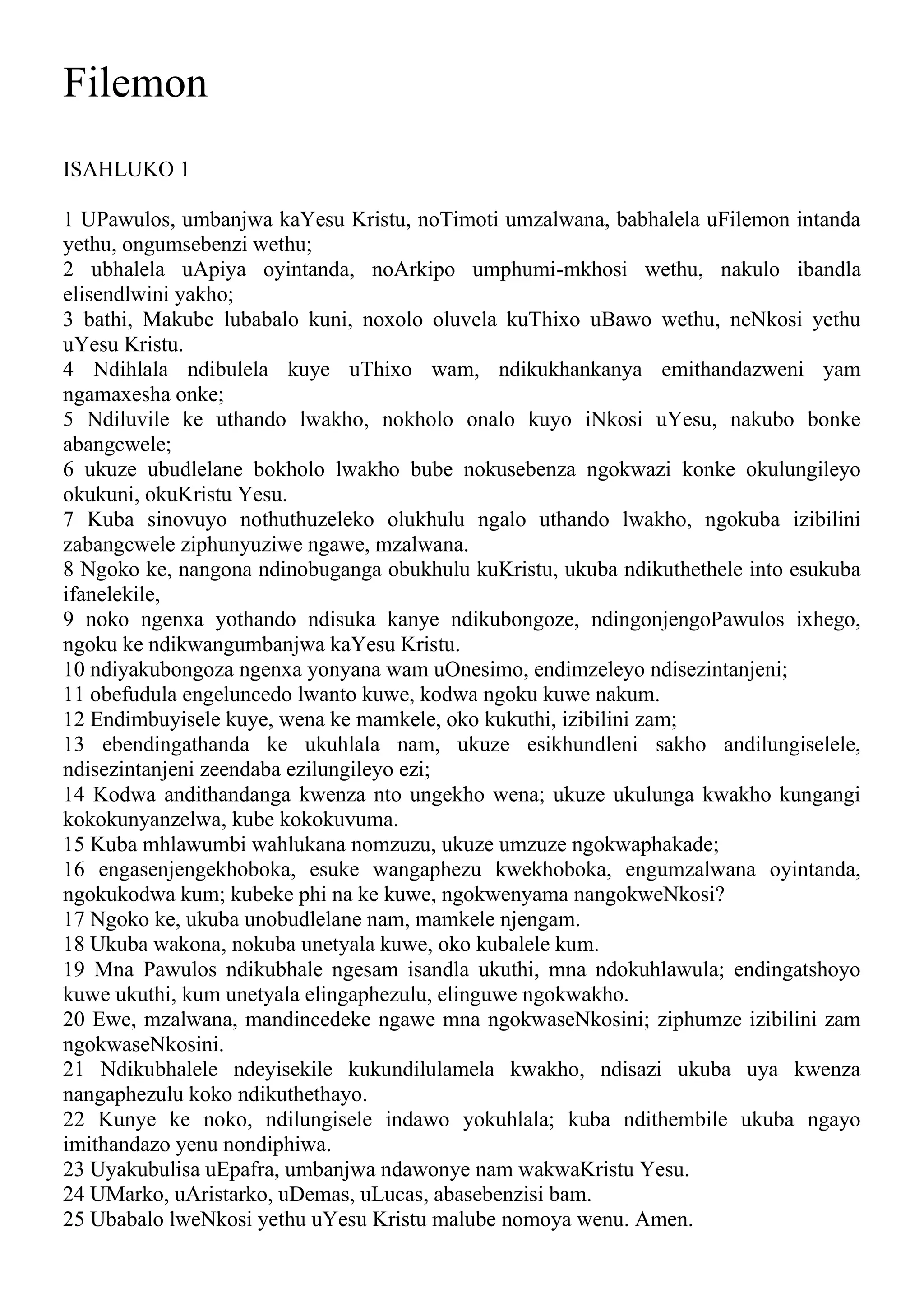 Xhosa - Philemon.pdf