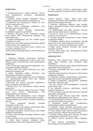 Xhosa - The Book of Psalms - Google Cloud Translation.pdf