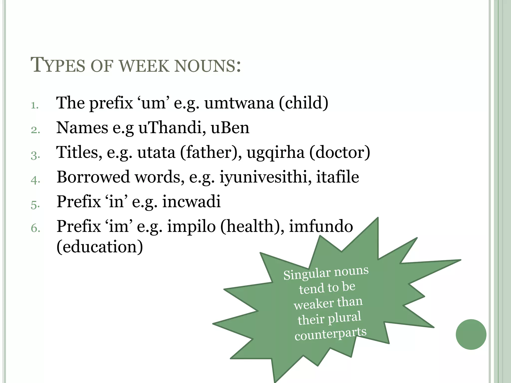Xhosa lesson slide show use this one!!! (2) | PPTX