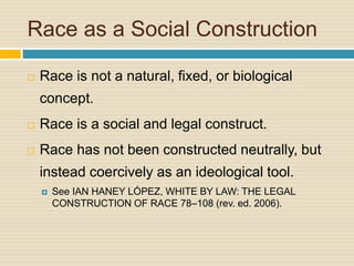 The Whites to Remain Silent: Critical Race Theory Perspective on the ...