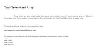 Arrays | PPT