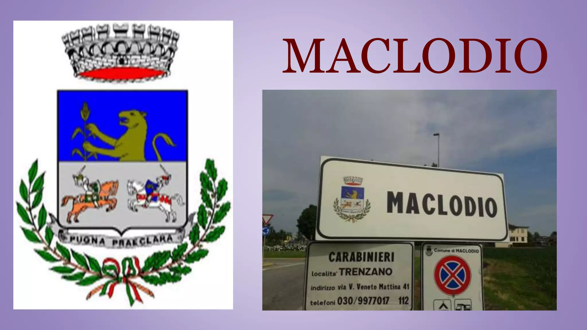 My town : Maclodio | PPTX