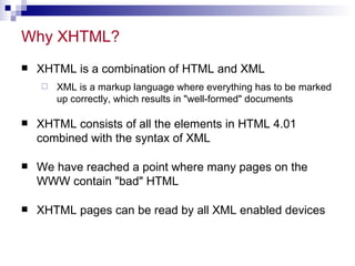 Xhtml | PPT