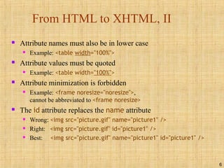Xhtml | PPT