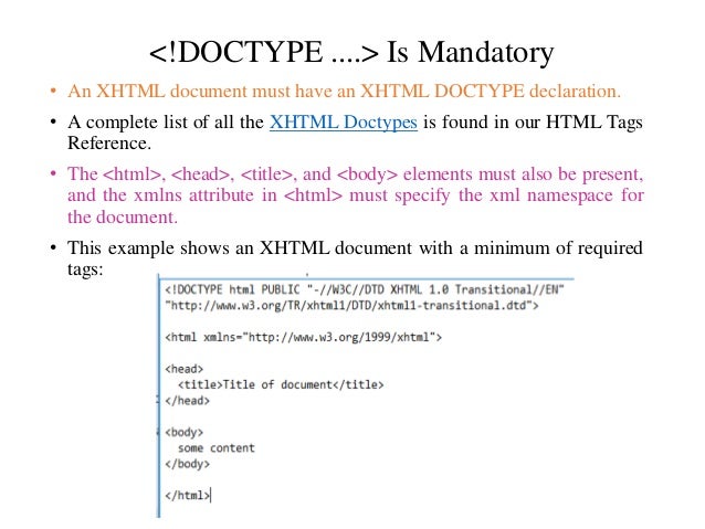 Xhtml
