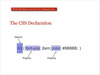 Intro to HTML Elements and CSS Declarations | PPT